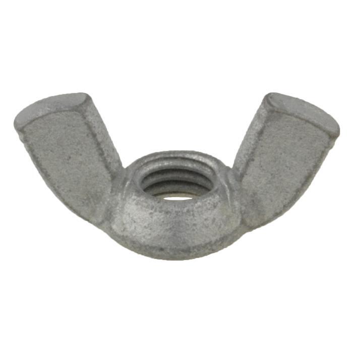 Qty 100 Wing Nut M16 x 2.00p Metric Coarse Mechanically Galvanised Low ...