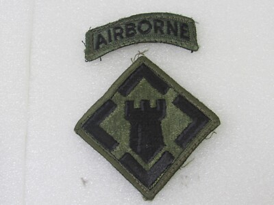 US Army 20th Engineer Brigade Subdued Sew On Shoulder Patch With ...