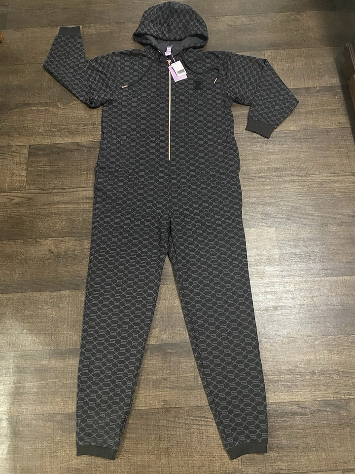 SAVAGE x Fenty Forever Hooded Black Caviar Monogram Rose Gold Ones Size ...