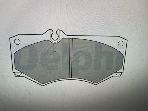 0044201420 0054209820 Delphi OEM Front Brake Pads For Benz G500 G550 ...