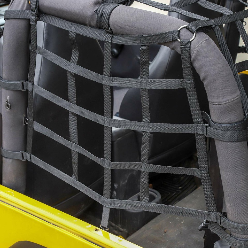 Mesh Roof Restraint Protective Cargo Trunk Net for Jeep Wrangler TJ ...