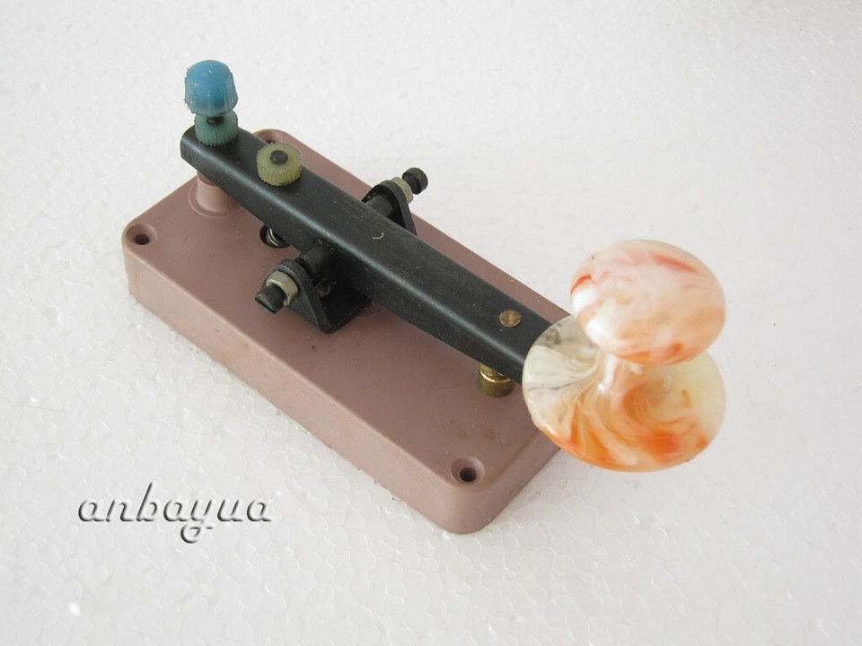 Morse Code Keyer Telegraph Straight Key in the BOX made in Ukraine | eBay