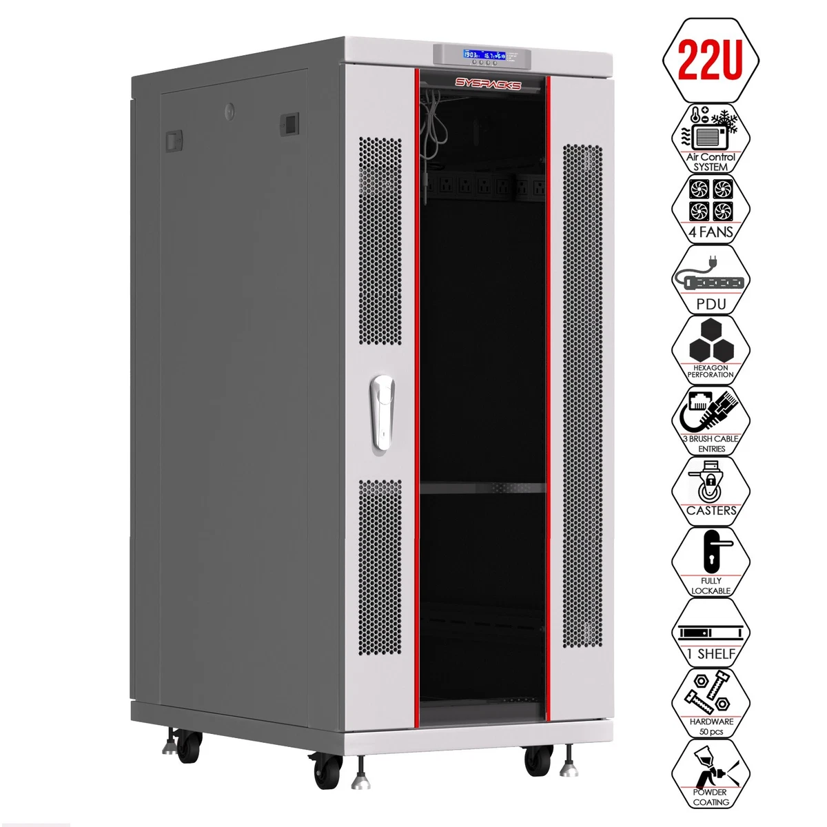 22u Network Server Rack Cabinet | Cabinets Matttroy