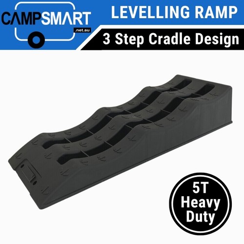 Caravan Levelling Ramp 3 Step Cradle for Single Axle RV 3 Stage Level ...