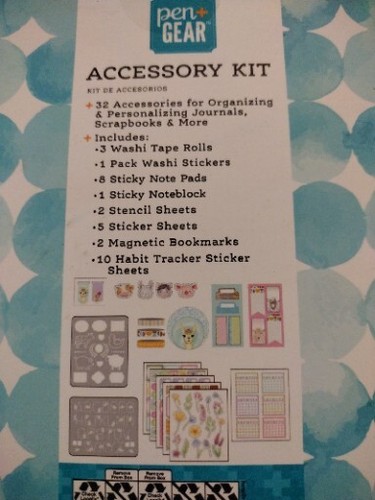 PEN & GEAR JOURNAL ACCESSORY KIT 32 ITEMS ORGANIZE PERSONALIZE JOURNAL ...