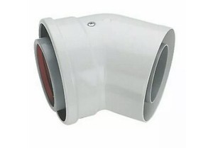 Worcester Bosch Greenstar 45 Degree Elbow Boiler Flue Bend 125mm ...