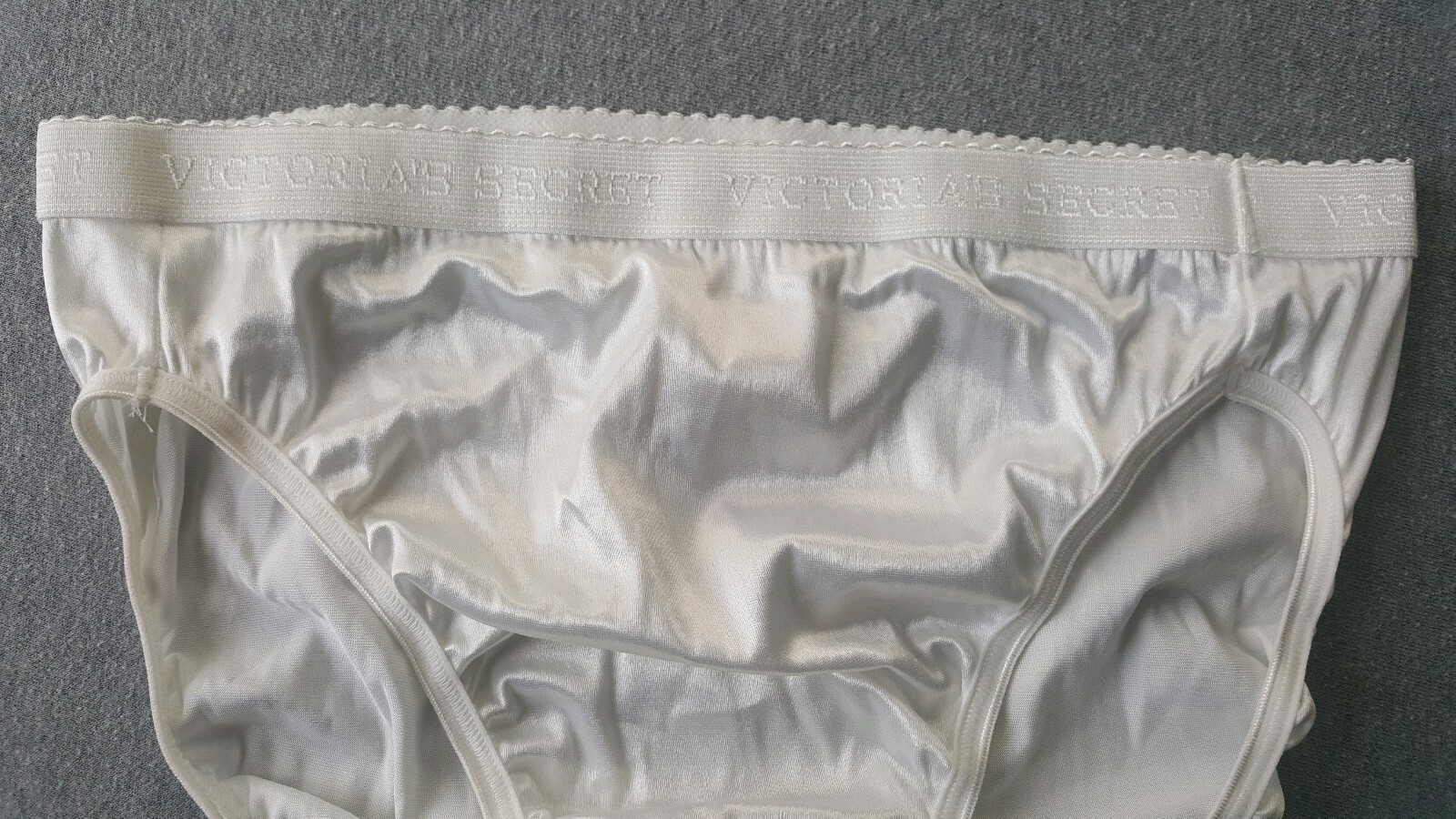 Victoria's Secret Vintage Second Skin Satin Hi-Leg Cu… - Gem