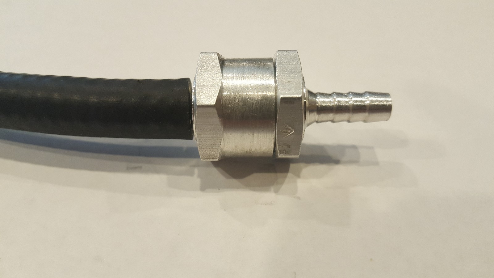 1/2", 12mm ID Inline Fuel Check Valve WITH CLAMPS for Gas, Water ...