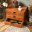 Wooden Mini Chest of Drawers Home Office Desktop Storage Box Jewelry ...