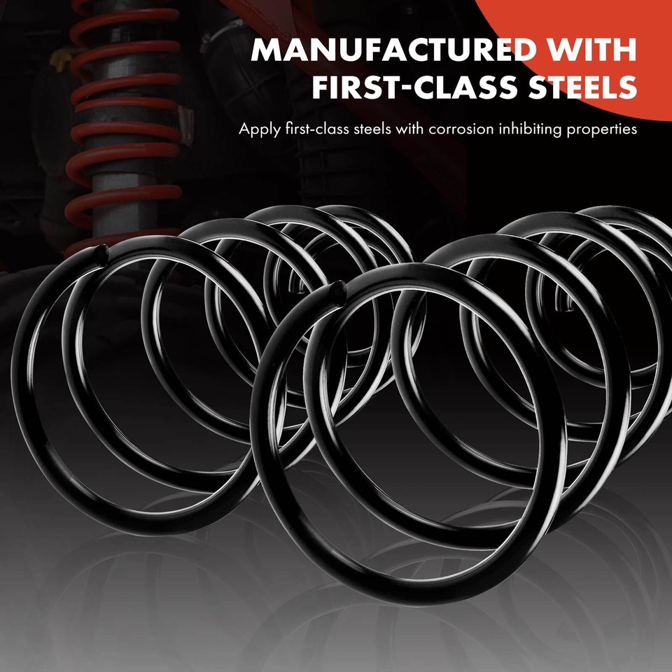 2x Front LH & RH Coil Springs for Ford F-150 75-79 F-250 F-100 2dr ...
