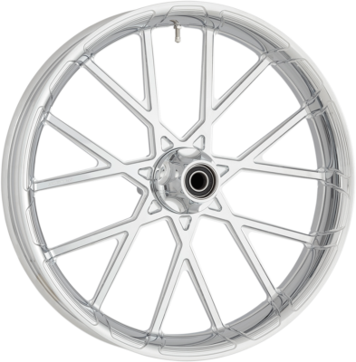 Arlen Ness Chrome 21"x 3.5" Dual Disc Front Wheel for 08-19 Harley ...