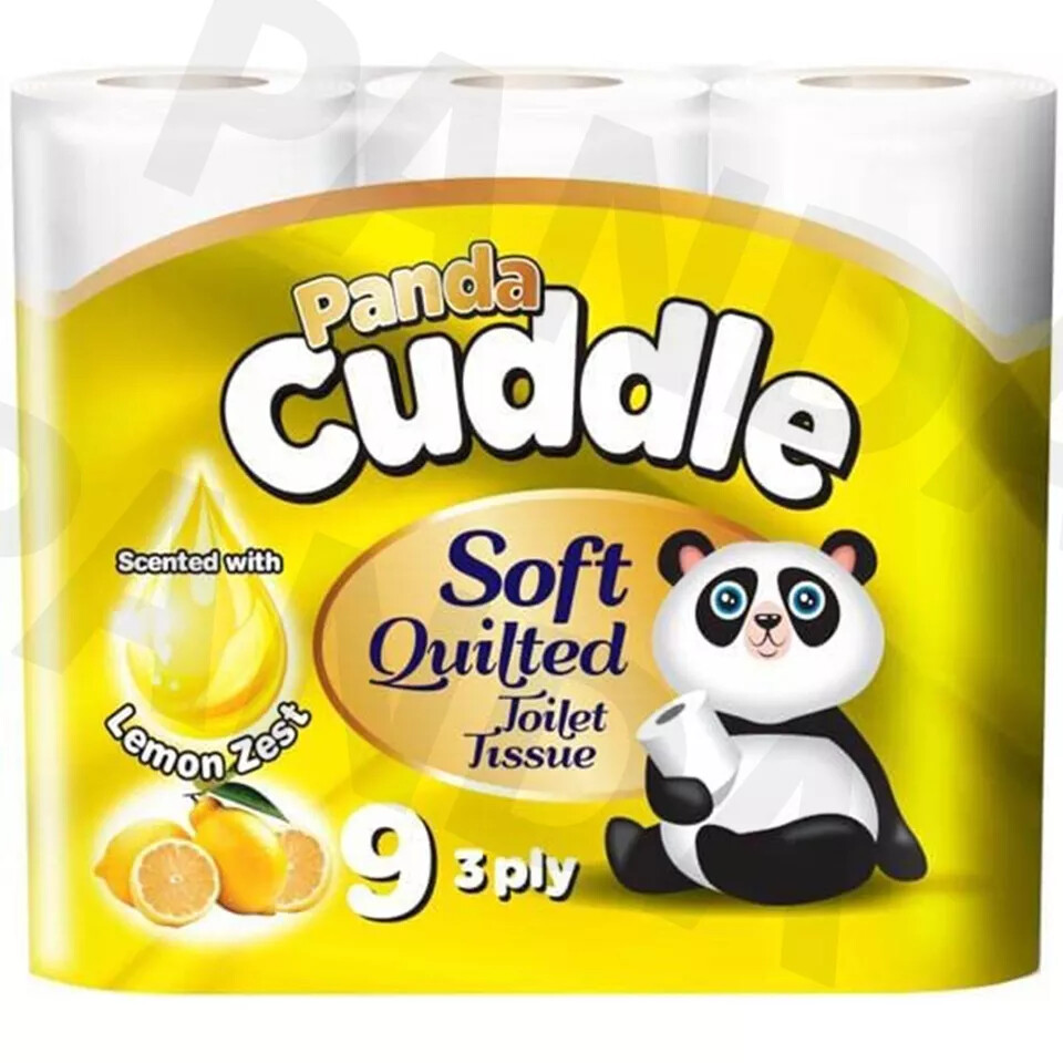 Panda Cuddle Classic Soft Quilted 3 Ply Toilet Tissue Roll Ultimate ...