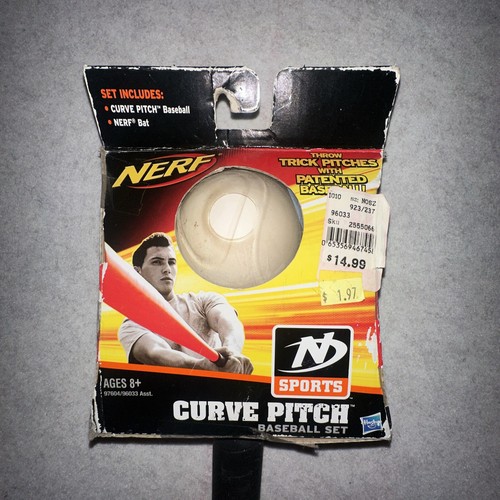 Nerf Curve Pitch Baseball Set New | eBay