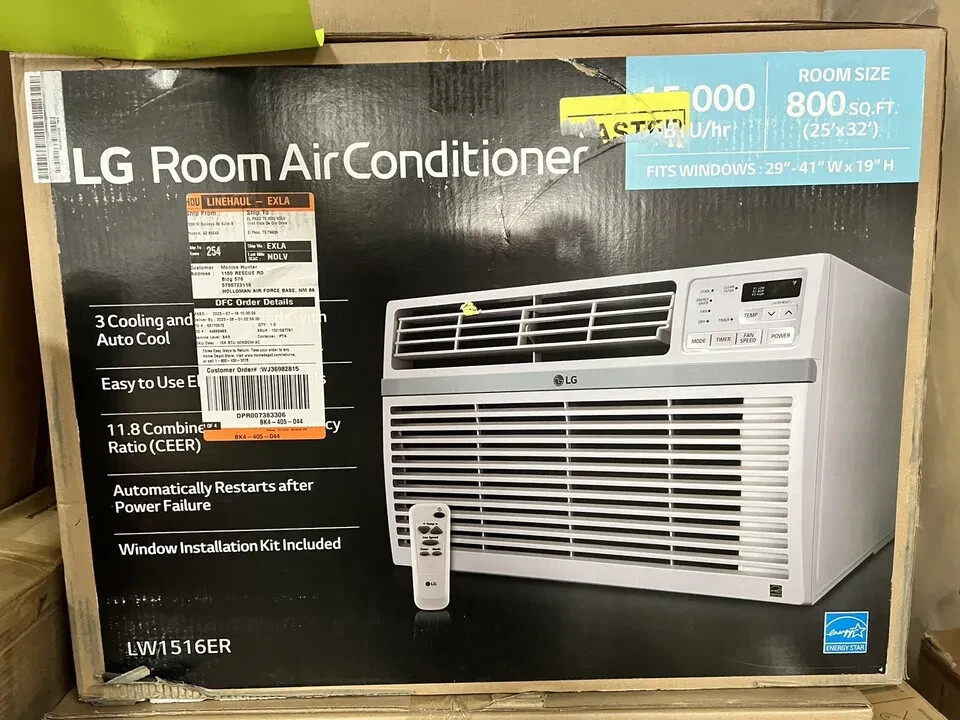 LG LW1516ER Window Air Conditioner - White for sale online | eBay