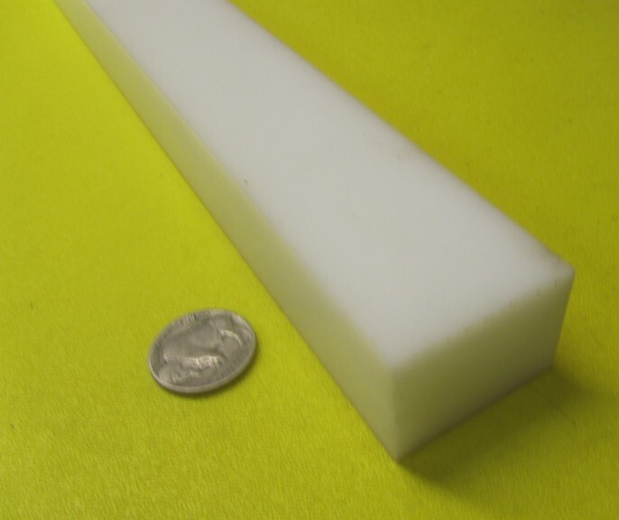 Delrin Acetal Bar 1.00" Thick x 1.50" Wide x 36" Long White | eBay