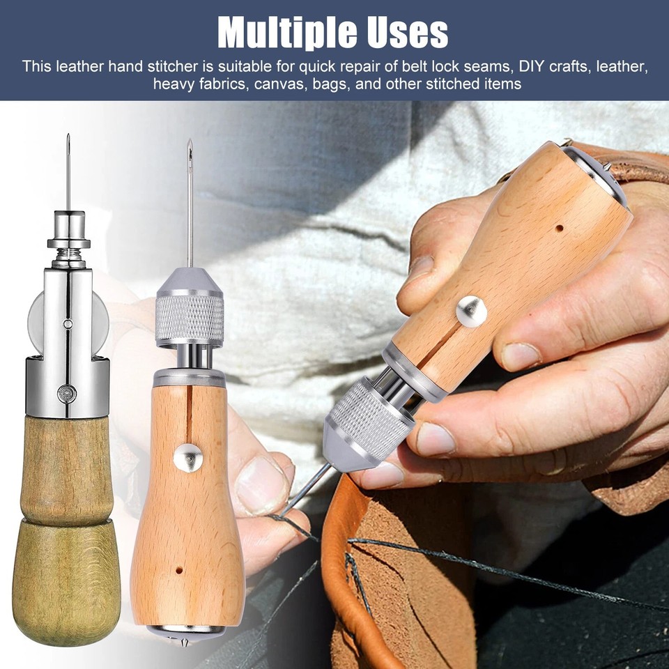 Speedy Stitcher Hand Tools Kit Sewing Awl for Leather Sail Canvas Heavy ...
