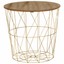Tromso Basket Side Table With Removable Top Extra Storage for Toys ...