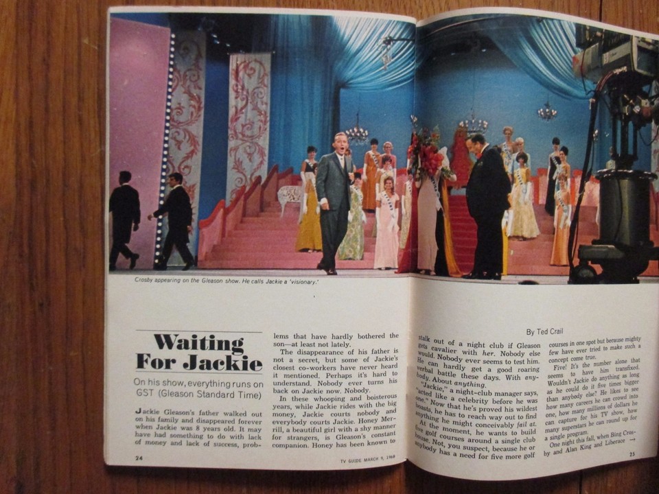 1968 TV Guide(ELIZABETH MacRAE/JOE E ROSS/CHUCK BARRIS/JACKIE GLEASON ...