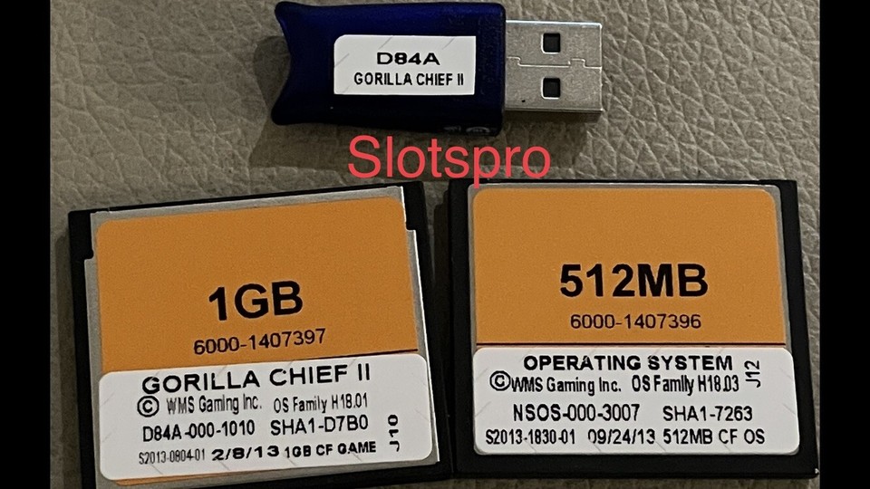 WMS BB3 Blade Slot Machine Software Gorilla Chief II Slot Software ...