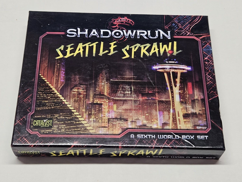 Shadowrun Seattle Sprawl box set USED 6th Edition Catalyst Games ...