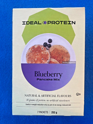 Ideal Protein Blueberry Pancake Mix - 7 Packets - EXP 11/30/25 - FREE ...