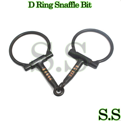 5 inch D Ring Snaffle Bit With Copper Rollers, BT-005 | eBay
