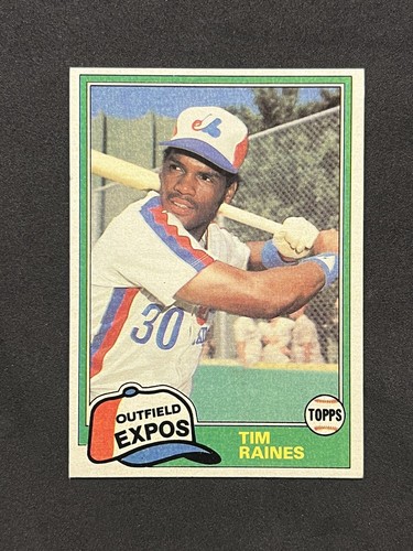 1981 Topps Traded #816 TIM RAINES Rookie RC Montreal Expos HOF NM+ | eBay