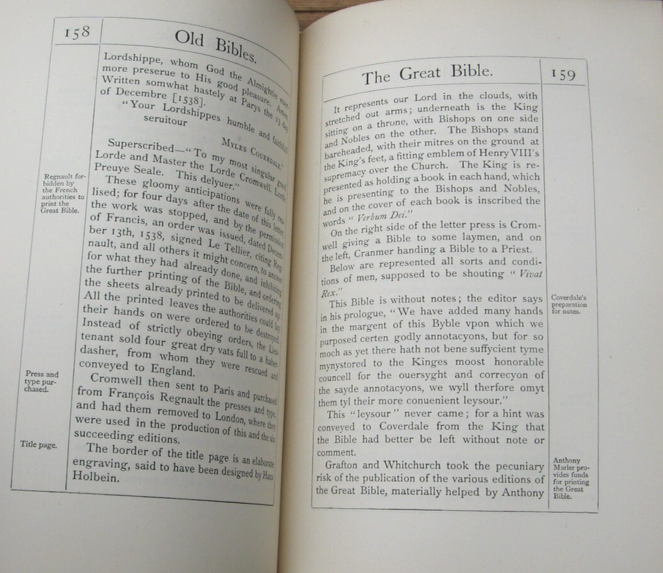 1888 Old Bibles An Account of the Early Versions of the English Bibles ...