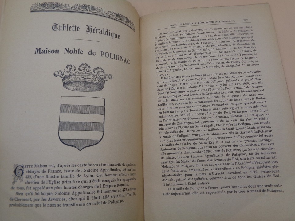 Magazine Heraldic Heraldry & History International August 1907 | eBay UK