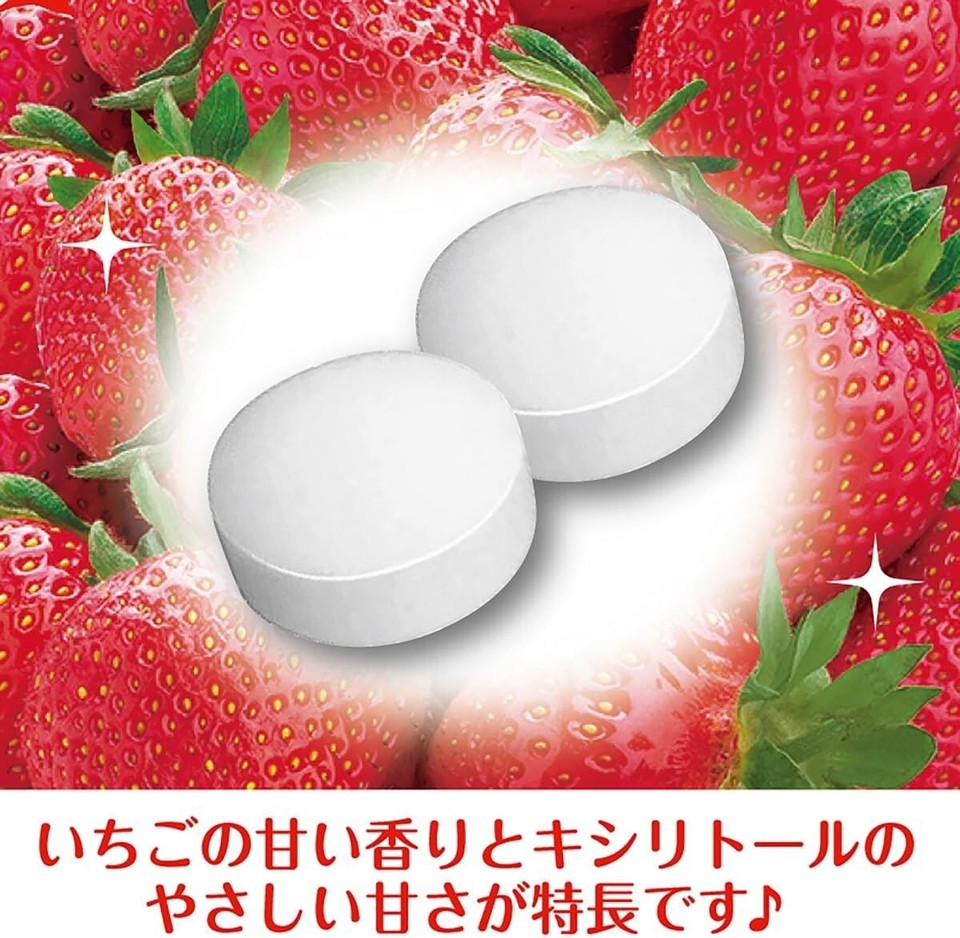 Lotte Xylitol Strawberry Tablet type 35g from Japan | eBay
