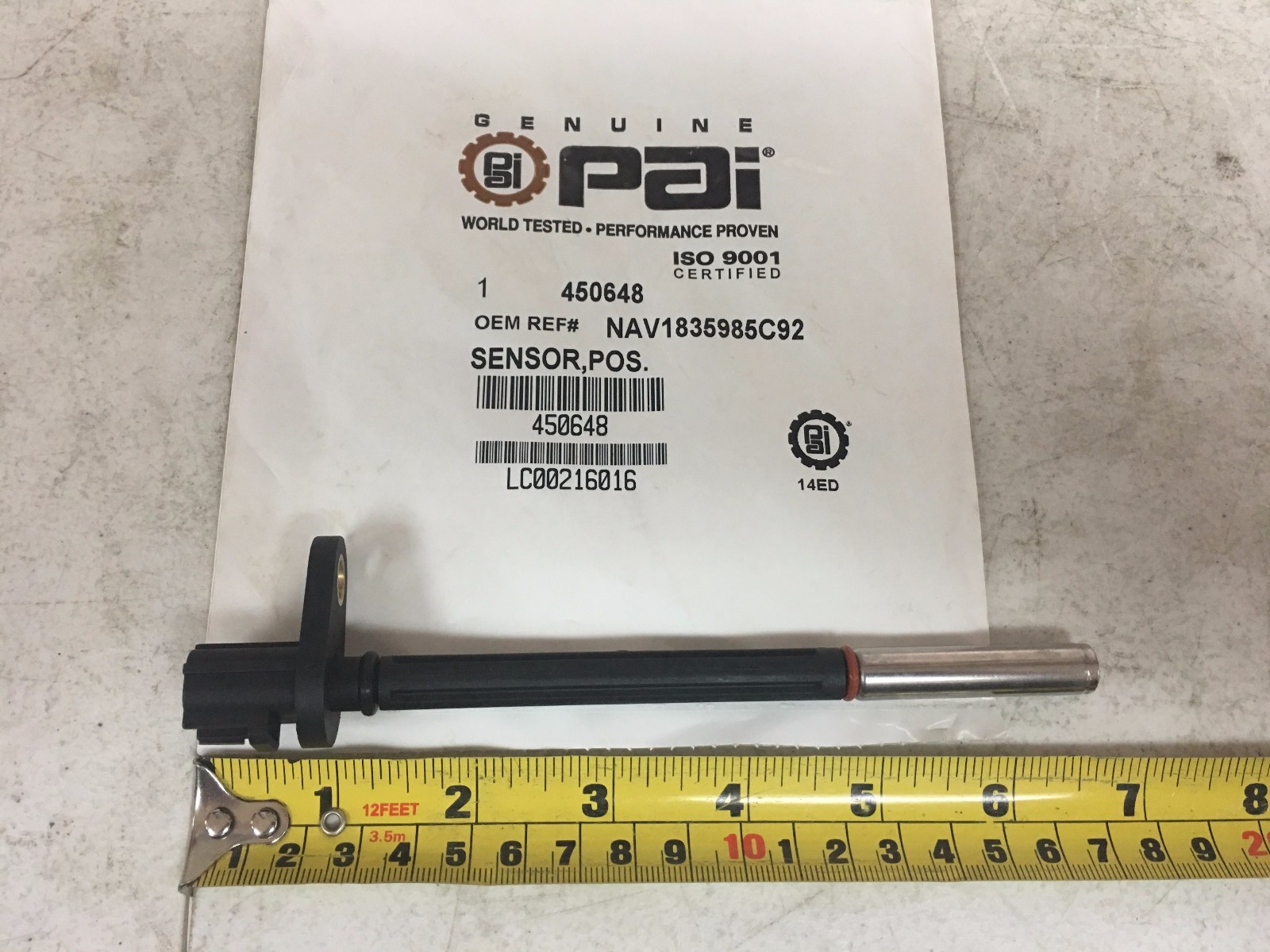 Cam Crank Position Sensor PAI Brand P/N 450648 Ref. # International ...