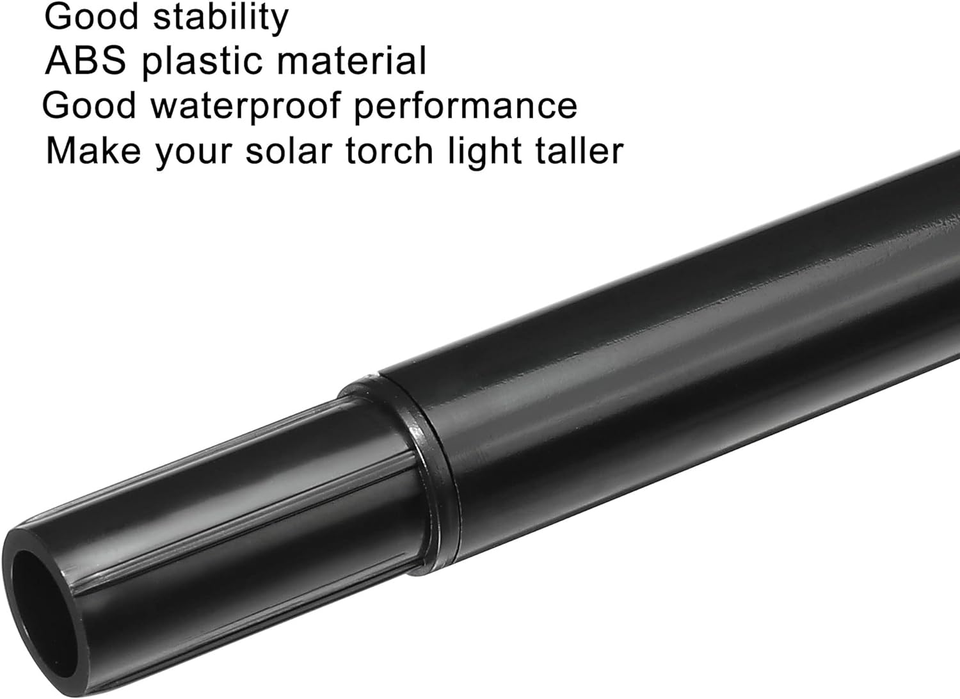 Solar Torch Light Extension Pole and Joint Kit 12 Inch Landscape Light ...