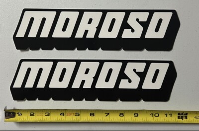 2 MOROSO racing decals stickers drags gassers vintage hotrods muscle ...