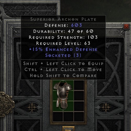 15ED Archon Plate 3os ⚡ Non-Ladder Diablo II Resurrected D2R SC PC/Xbox ...