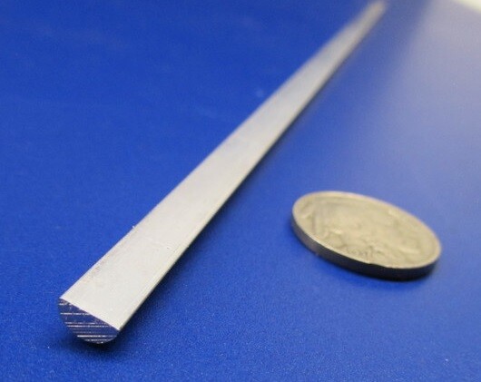 Aluminum Half Round Rod (.250") 1/4" Dia, x 3 Foot Length, 4 units, 12 ...