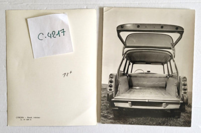 C.4217 / CITROEN DS-ID break , intérieur / photo argentique du ...