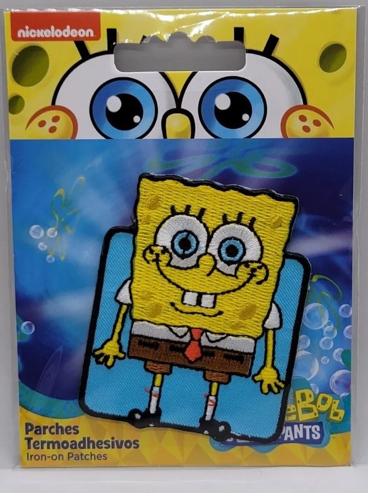 Nickelodeon © Spongebob Iron-On Patch: Flattered Spongebob Squarepants ...