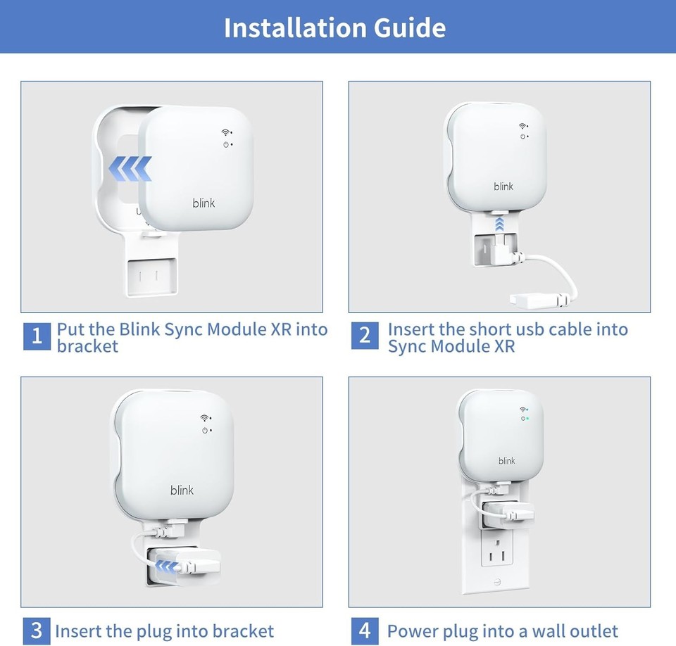 Microsd Card And All New Blink Sync Module XR Mount No Drilling Sync ...