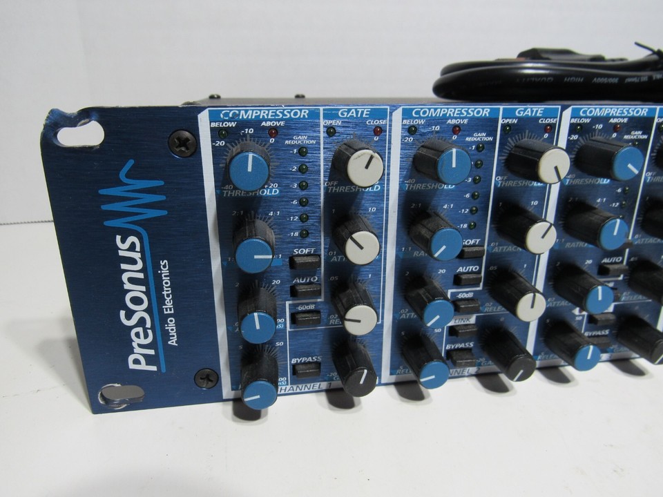 Rack Mount Presonus ACP88 8 Channel Compressor / Limiter / Gate TESTED ...