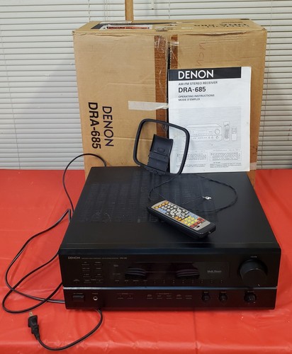 Denon DRA-685 2 Channel 100 Watt AV Stereo Receiver w/ Box ...