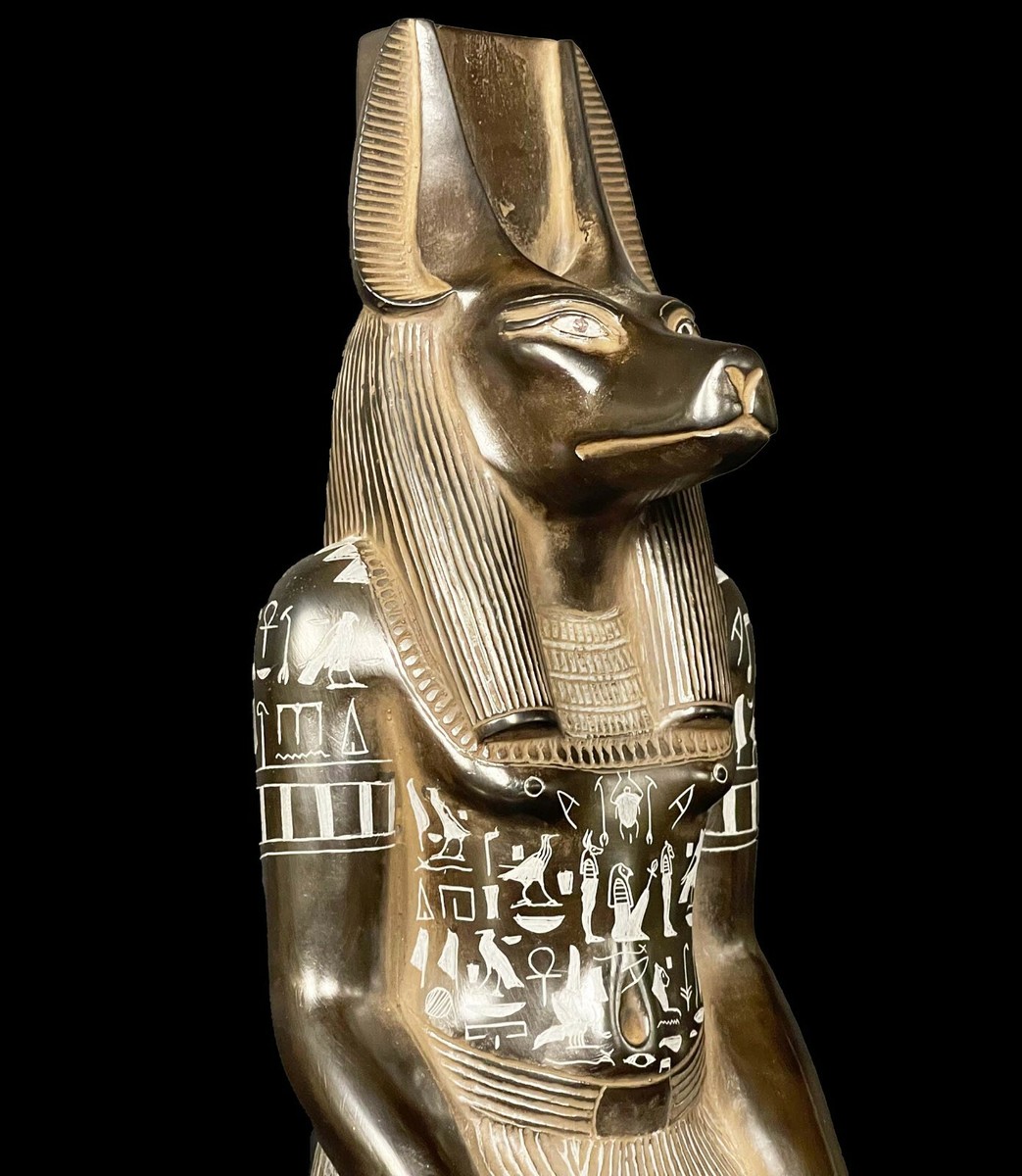 Egyptian Jackal Statue