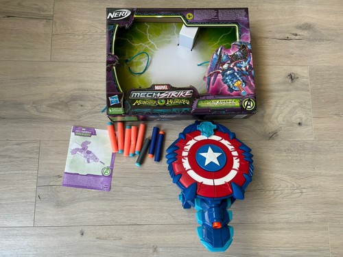 NERF Mech Strike CAPITAN AMERICA Blast Shield Scudo Hasbro F4377 Marvel ...