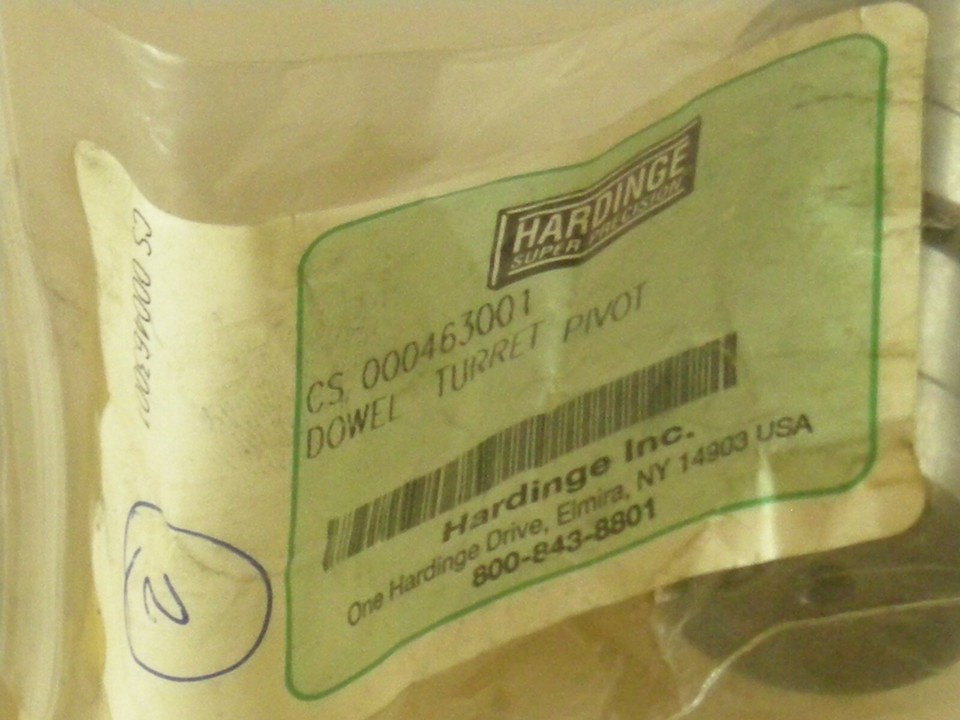 Hardinge CS 000463001 Turret Pivot Dowel | eBay