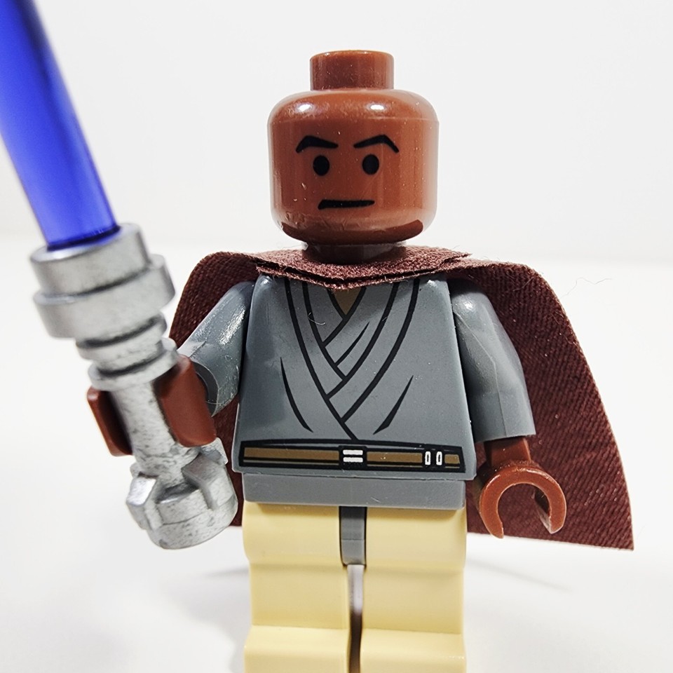 Lego Mace Windu Minifigure Non-Light-Up Star Wars Episode 3 7261 sw0148 ...