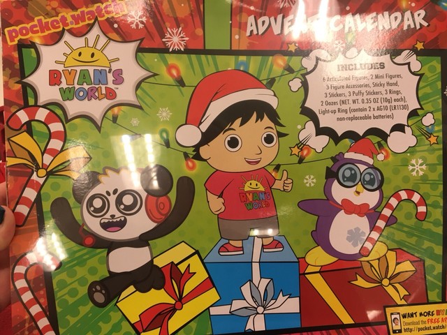 Ryan's World Advent Calendar 24 Surprises Inside 79350 79351 for sale ...