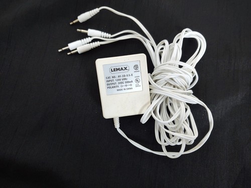 LEMAX TRANSFORMER 4 PLUGS FOR VILLAGES | eBay