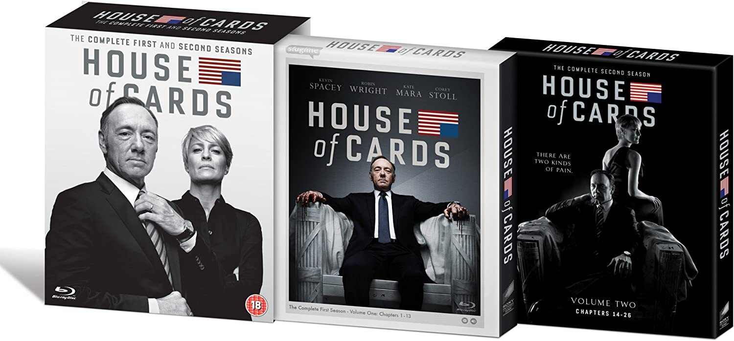 House of Cards - Series 1 And 2 - Complete (Box Set) (Blu-ray, 2014 ...