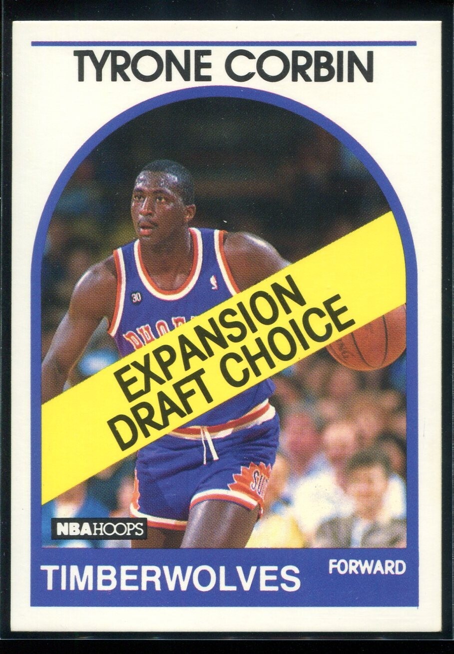 1989 NBA Hoops Basketball Tyrone Corbin #319 Phoenix Suns | eBay