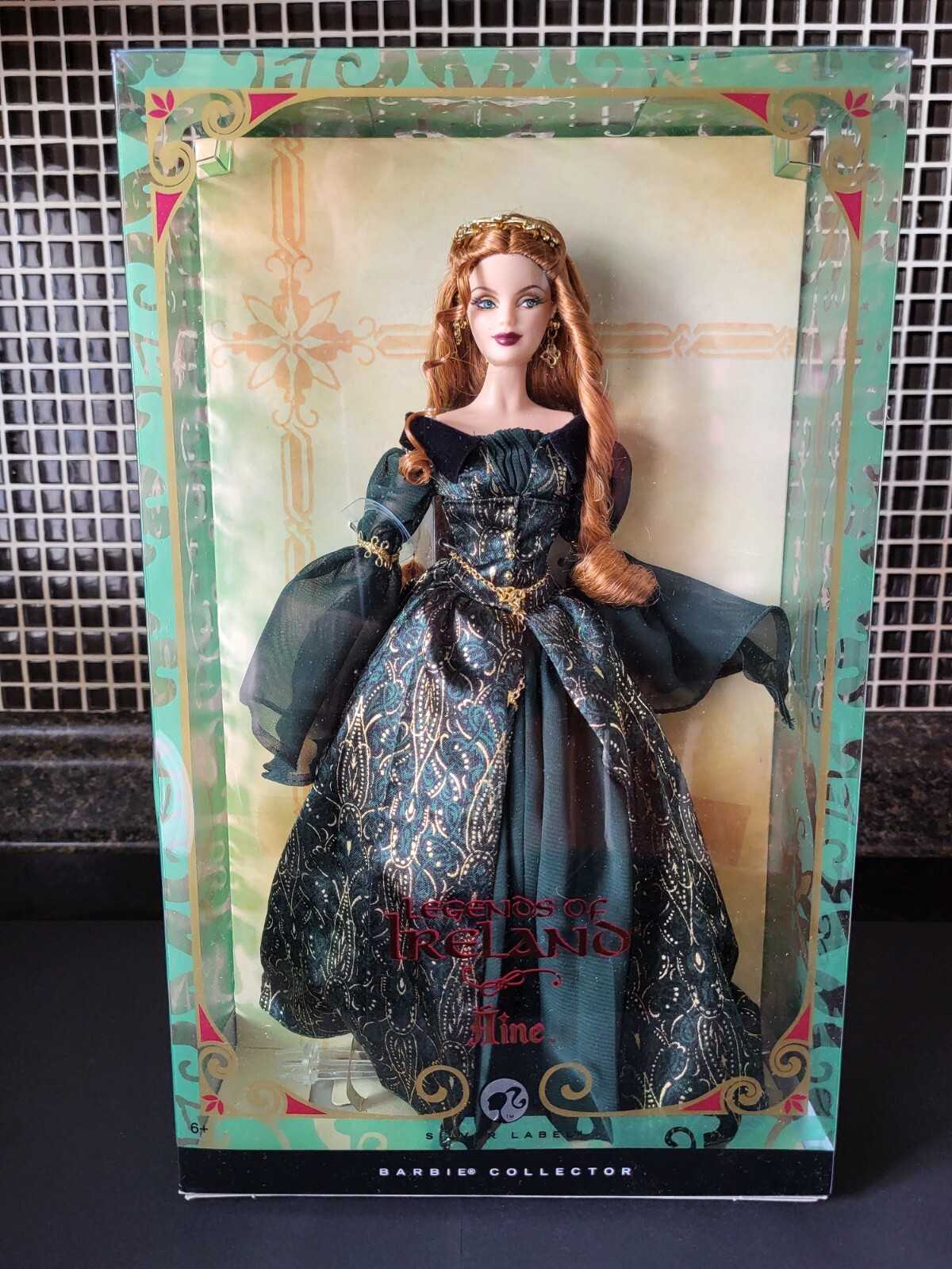Legends of Ireland Aine Barbie Collector Silver Label Barbie new in box ...