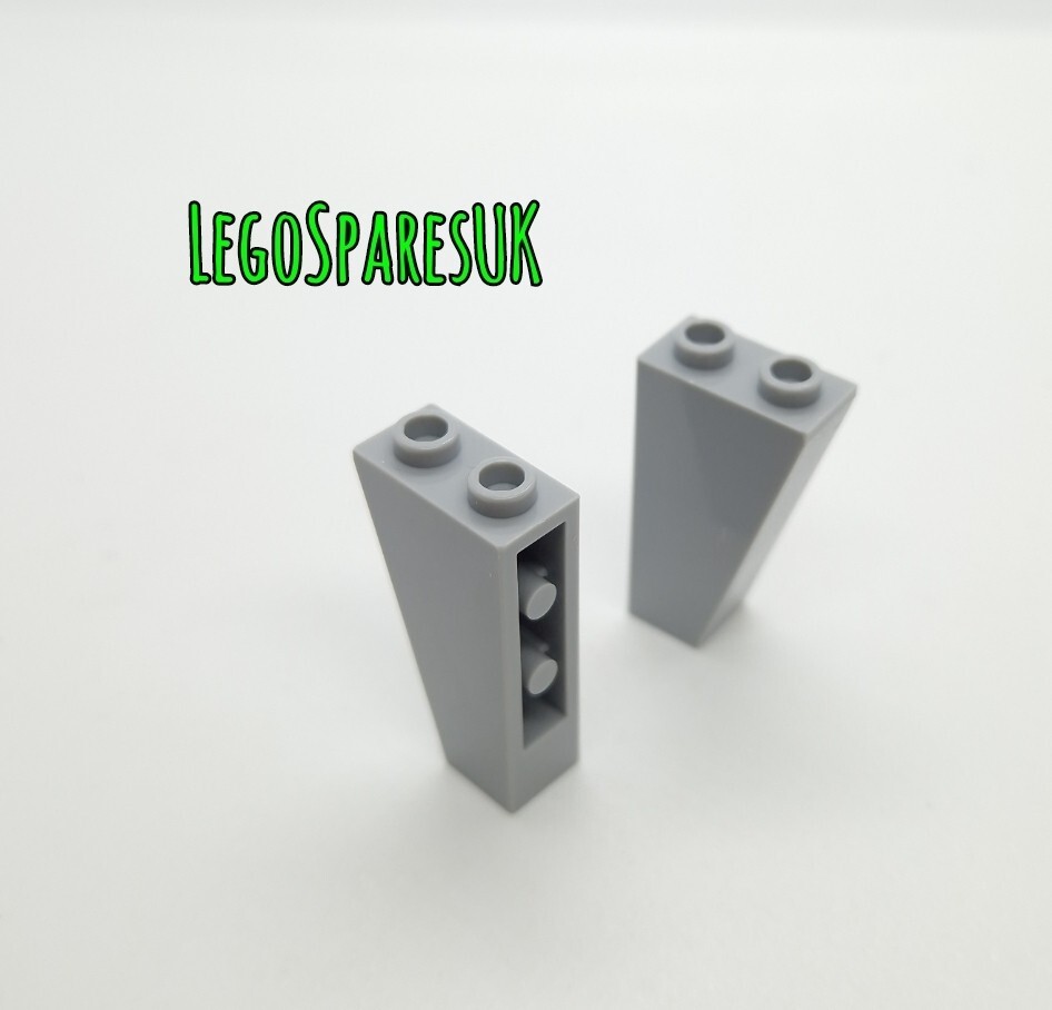 Lego Slope Inverted 75° 2x1x3 2449 Dark Grey X4 for sale online | eBay